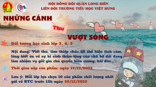 Những cánh thư vượt sóng của các bạn học sinh lớp 3A1 | TH Việt Hưng
